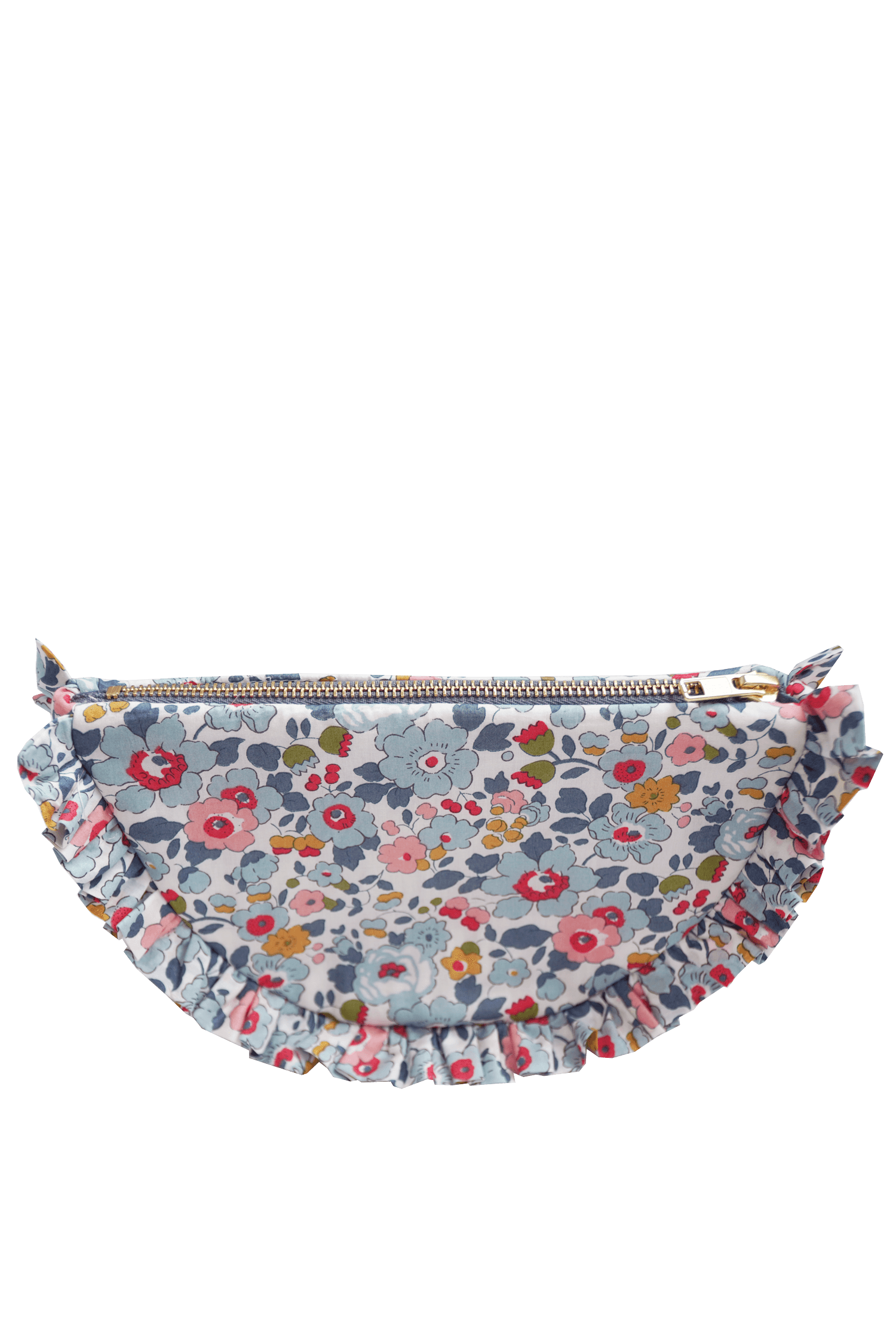 Coco & Wolf Ruffle Pouch made with Liberty Fabric BETSY