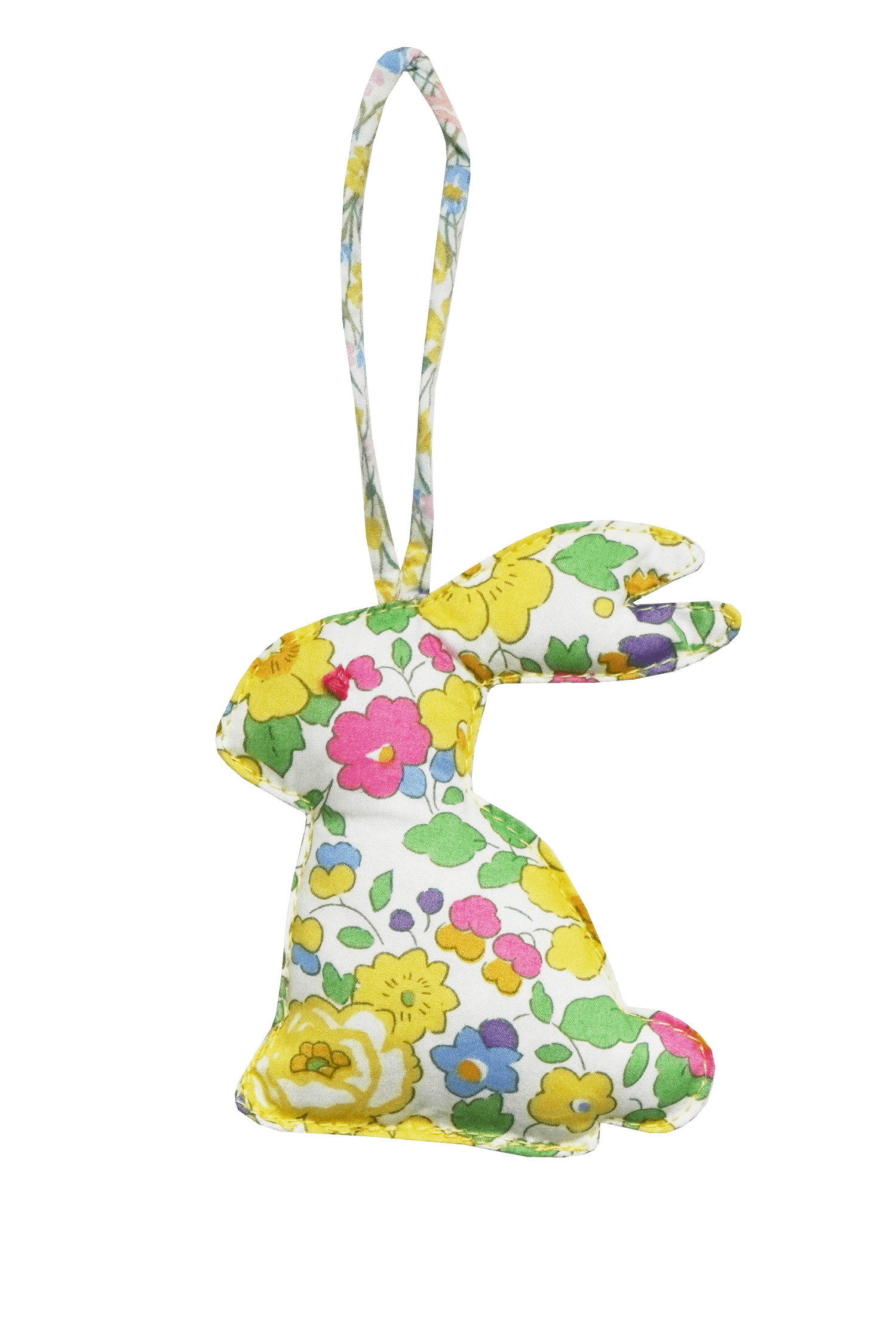 coco & wolf bunny rabbit Bauble made with Liberty Fabric Betsy ...