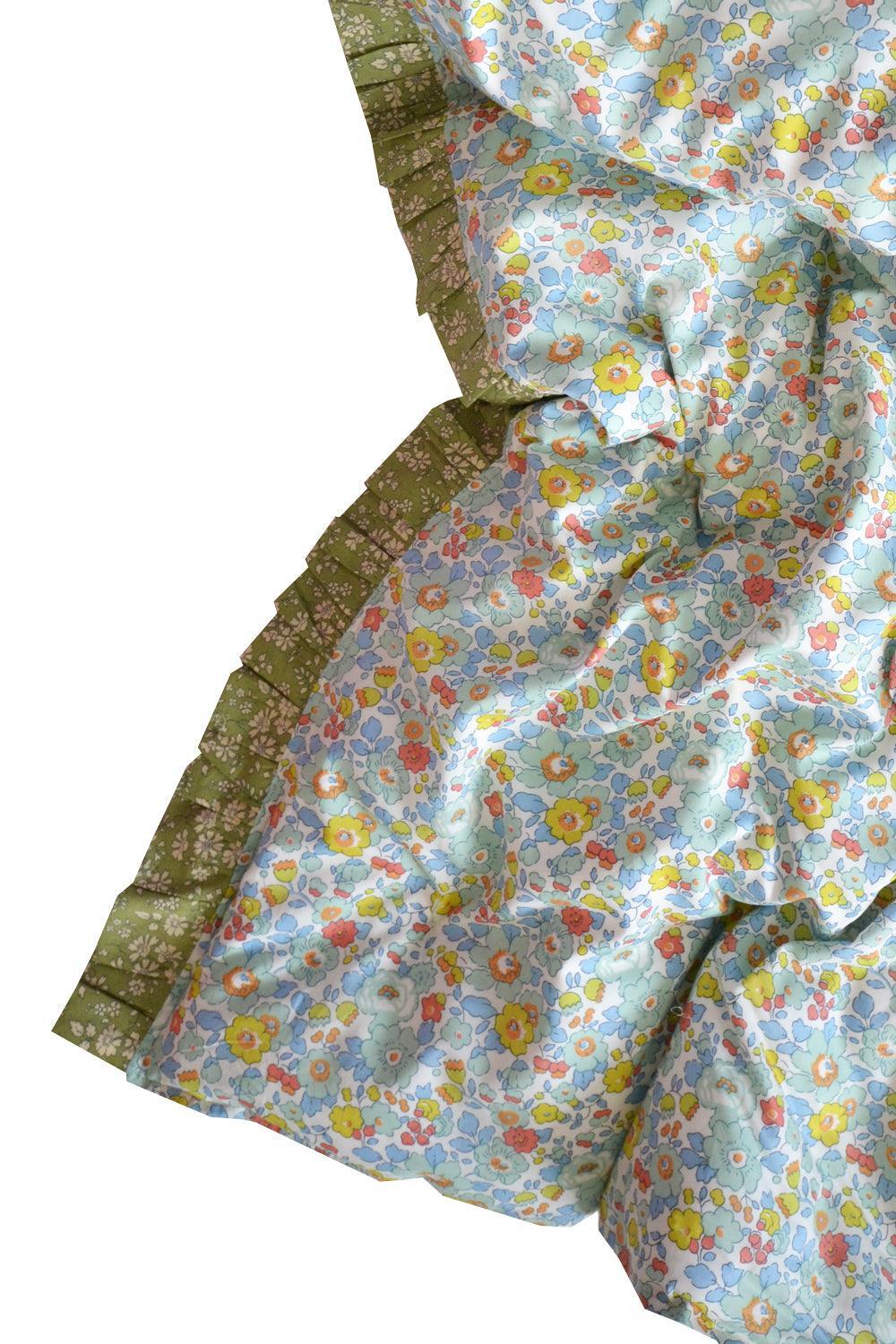 Coco & Wolf Reversible Ruffle Edge Heirloom Quilt made with Liberty ...